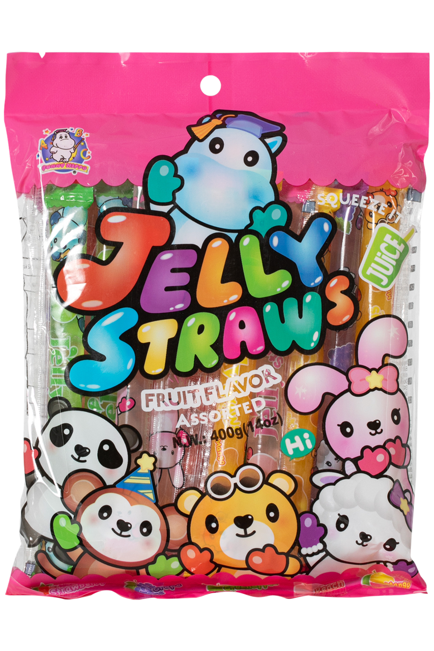 Купить Желейки ABC Animal Friends Jelly Straws Assorted 400 г, цена 232 ...