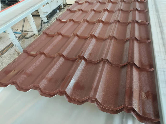 Металочерепиця MAXI-ROOF 350/15 Италия, 0.45, РЕМА(матполиестер) (ID ...