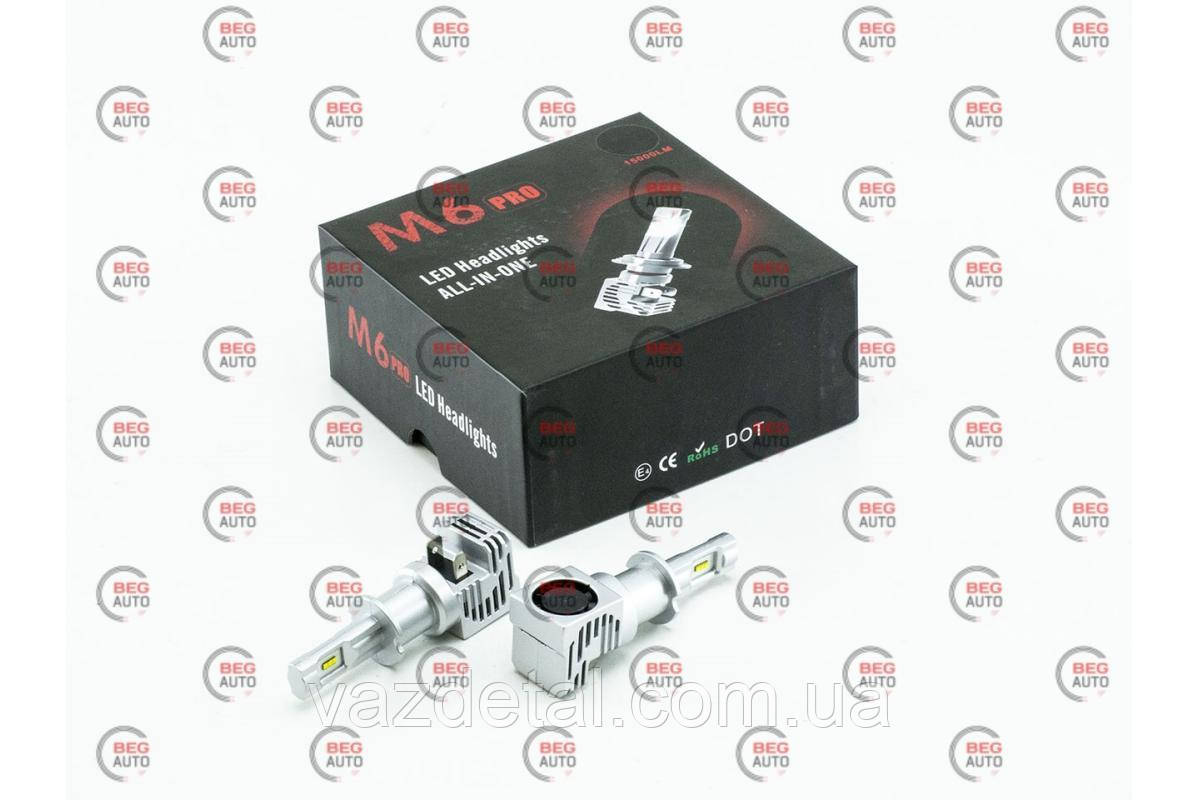 Лампа LED H3 12V-24V M6 silver 6500K 6500L 35W радиатор (ID#1659387887 ...