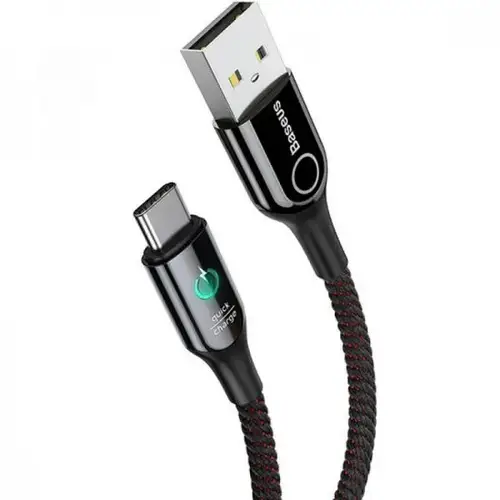 Купить Дата-кабель Baseus CATCD-01 1m USB (тато) - USB Type C (тато) Black, цена 348 ₴ — Prom.ua ...
