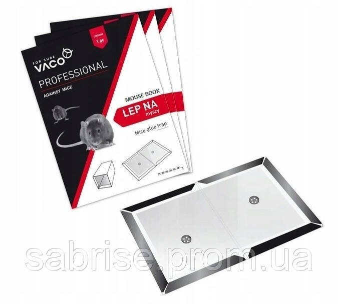 VACO PROFESSIONAL MouseBook - Клеевая Ловушка для Мышей - 1 Шт ...