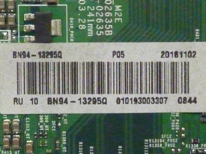 Платы от LED TV Samsung UE43NU7470UXUA поблочно (разбита матрица) (ID ...