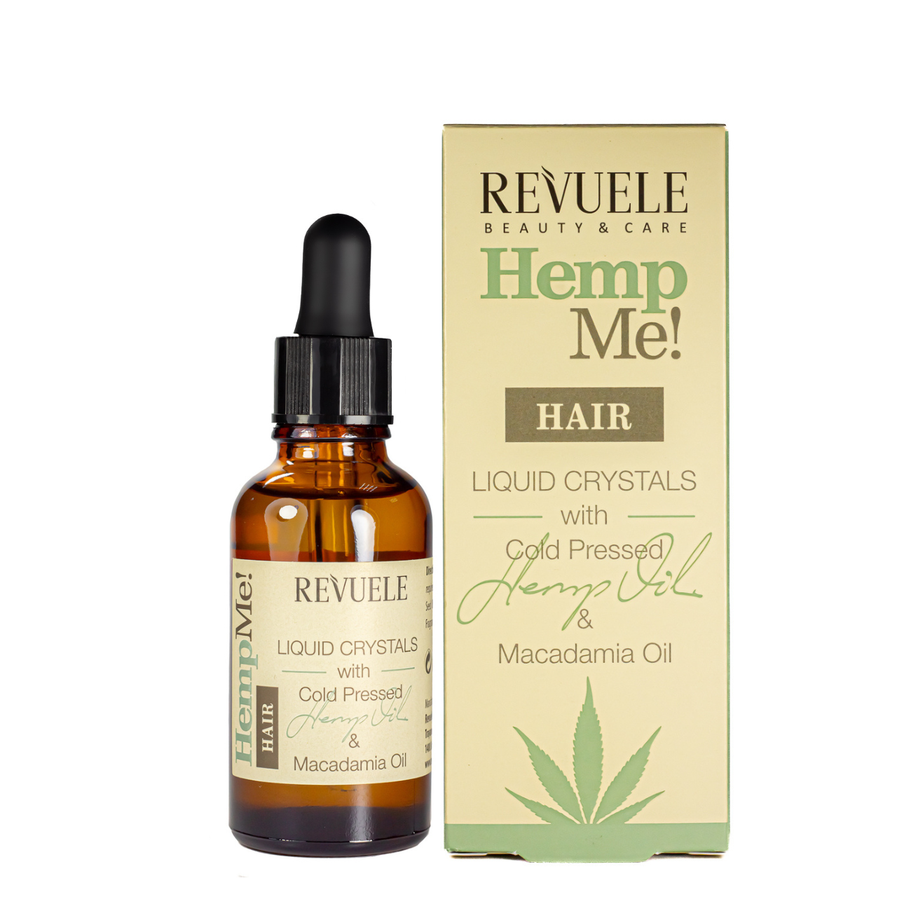 Рідкі кристали для волосся Ravuele Hemp Me Hair Liquid Crystals з олією ...