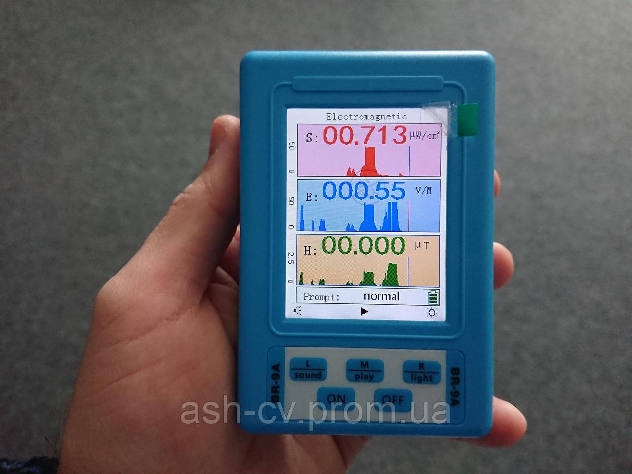 Вимірювач електромагнітного випромінювання XR2 PRO BR-9A ...
