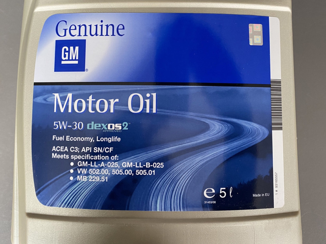 Моторна олива GM Motor Oil 5W-30 Dexos2 5 л (ID#1683161724), цена: 1350 ...