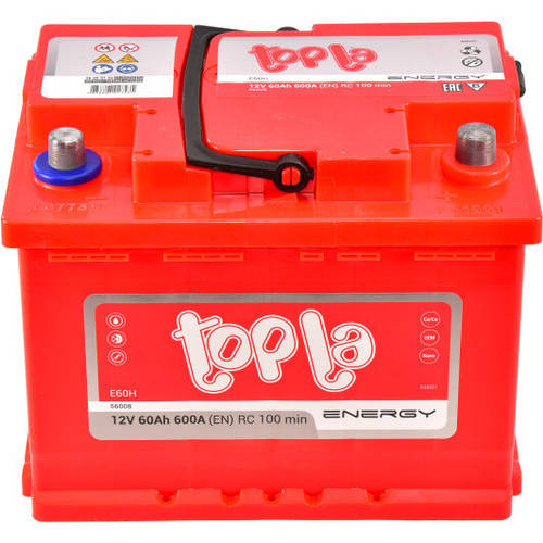 Купить Аккумулятор Topla 6 CT-60-R Energy 108060, цена 3267 ₴ — Prom.ua ...