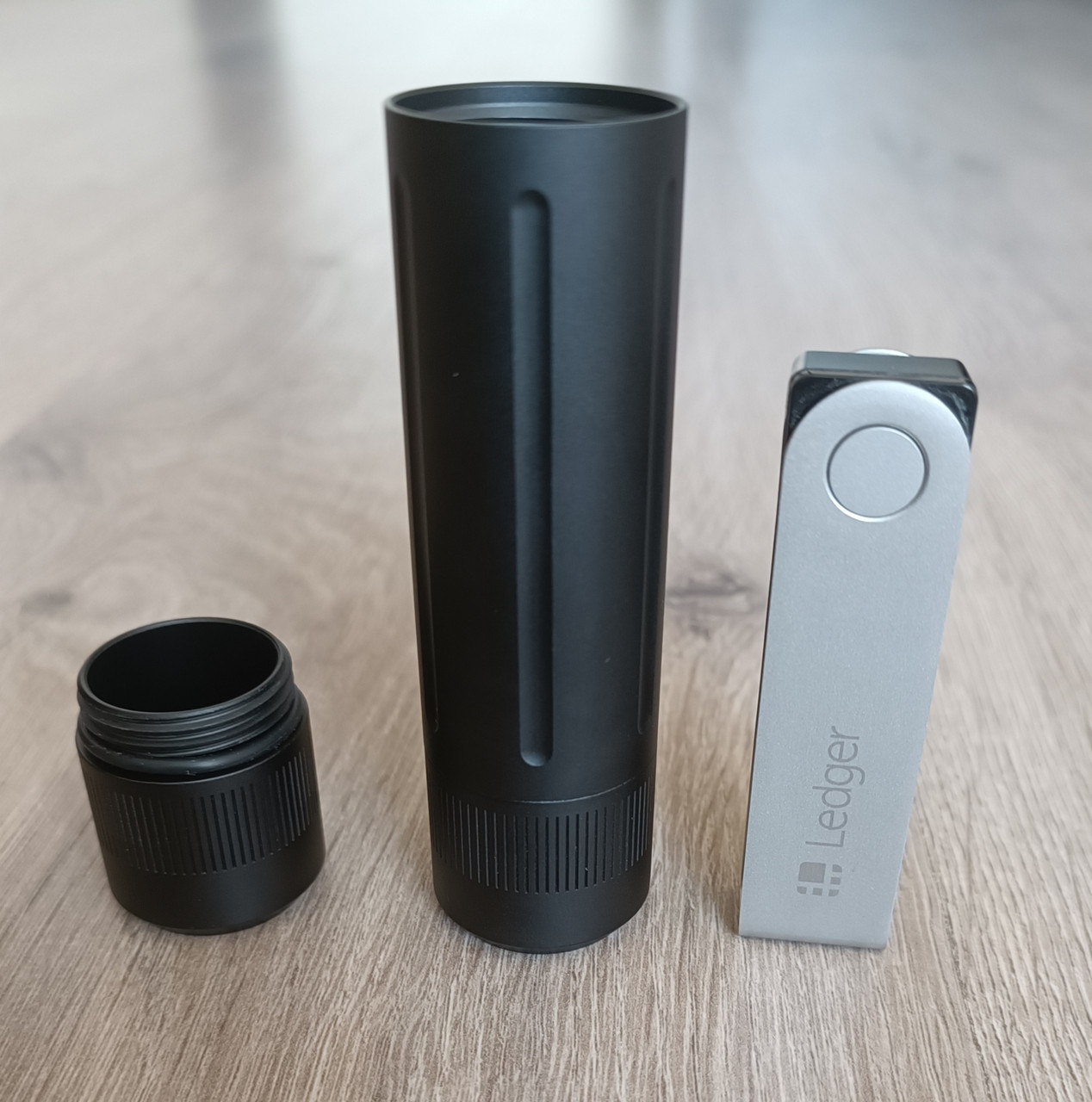 Металлическая капсула CryptoPod для Seed Фразы /Ledger Nano X/ S Plus ...