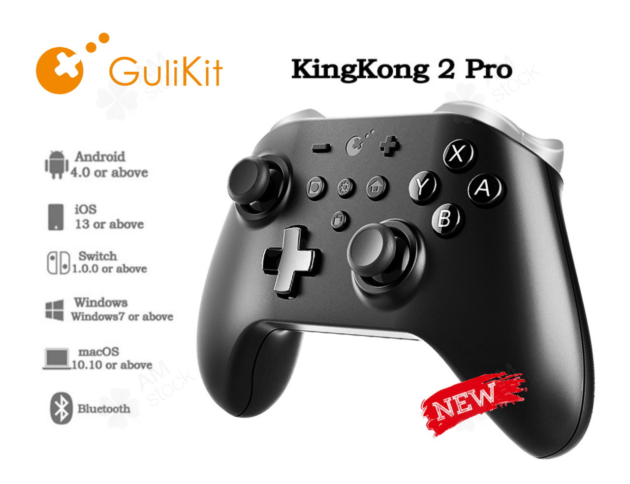 Геймпад GuliKit KingKong 2 Pro Black — Купить Недорого на Bigl.ua ...