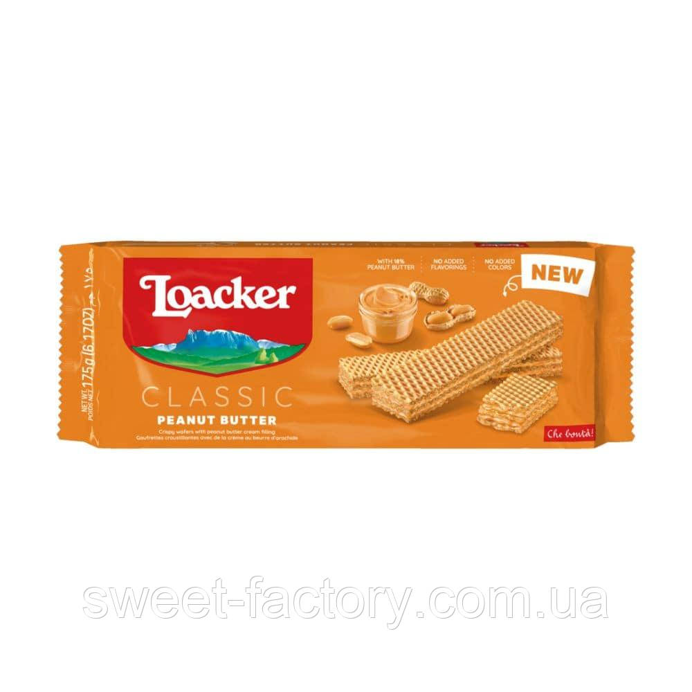 Вафли Loacker Peanut Butter 175g продажа цена в Чернигове Вафли и