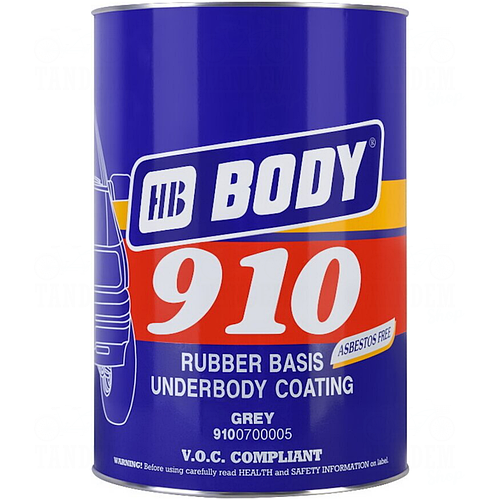 Мастика бітумна, що фарбується HB BODY 910, 1 кг Сірий, ціна: 439 ₴, купити на Prom.ua