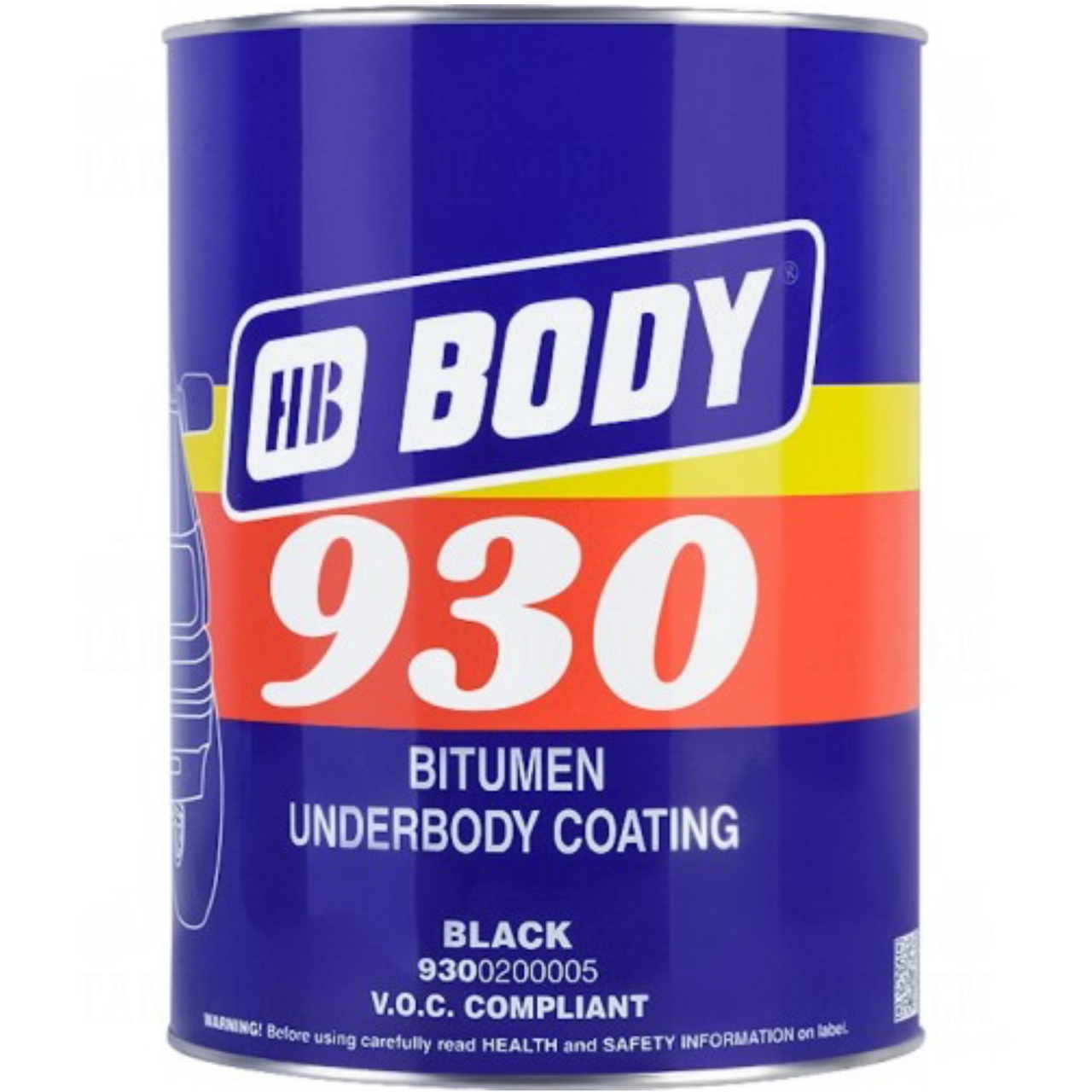 Битумная мастика антикоррозийная HB BODY 930, 5 кг Черный, цена: 1275 ₴, купить на Prom.ua