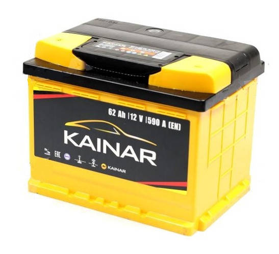 Купити Акумулятор 62Ah-12v KAINAR (Кайнар) Standart + (242х175х190), L ...