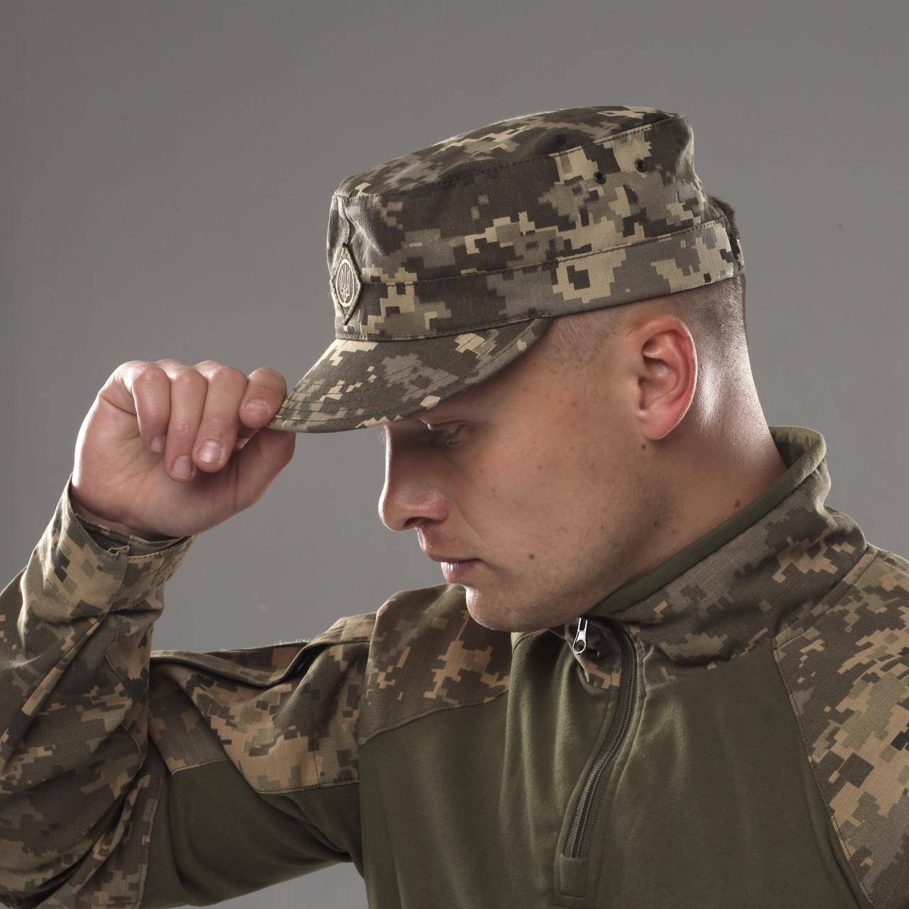 Купити Кепка ЗСУ Мазепинка З РЕГУЛЮВАННЯМ, кепка піксель з кокардою ...