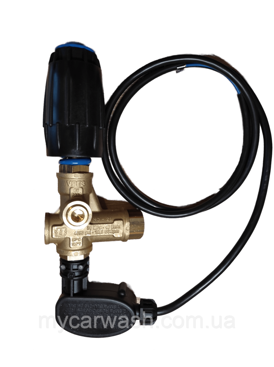 Байпас Tecomec VRT3-P 2xG3/8" F з мікровимикачем, перепускний вентиль ...