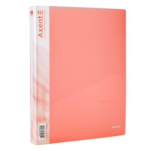 Папка на 4 кільця пластикова 35 мм А4 Axent 1208 прозора рожева, ціна 76.43 грн — Prom.ua (ID ...