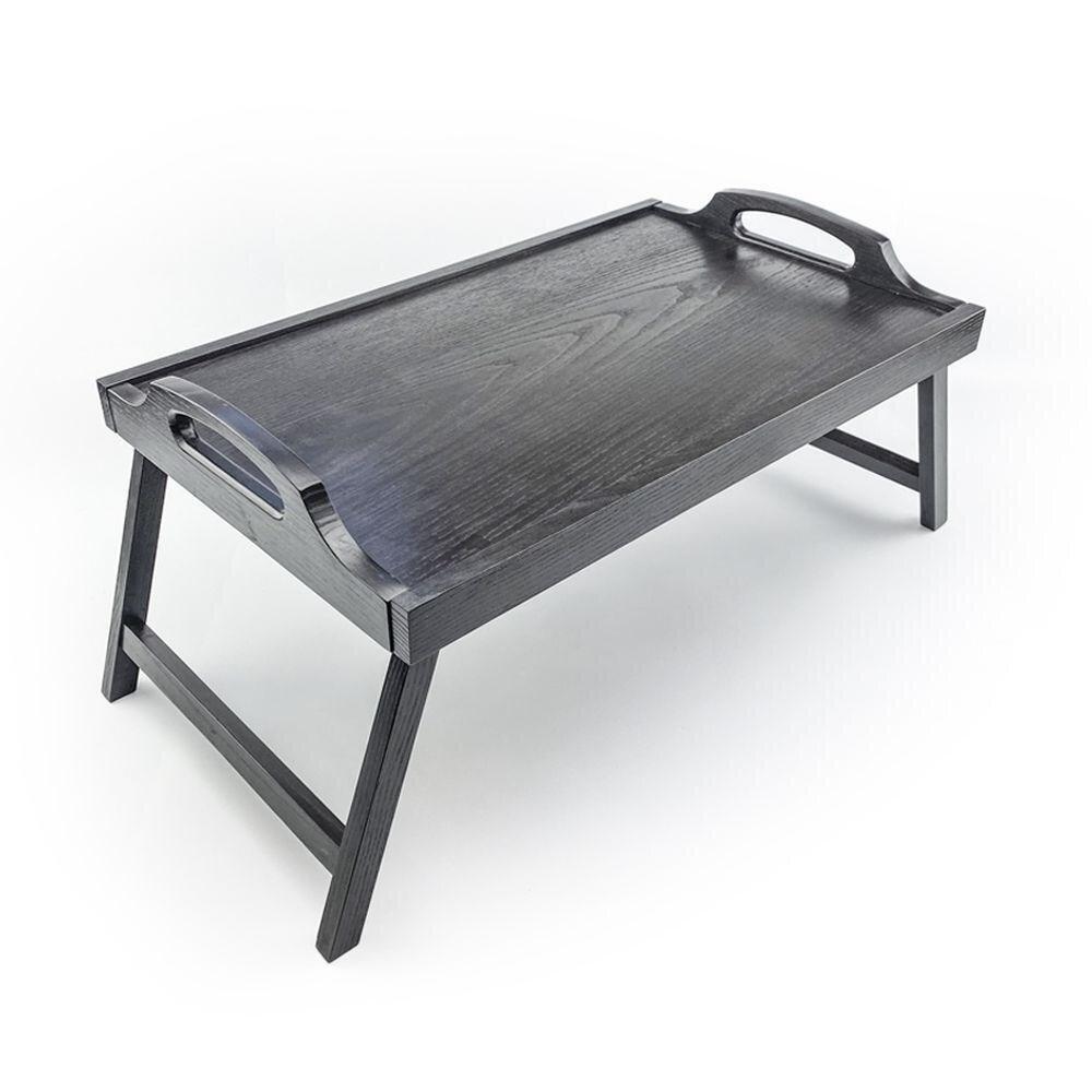 Купити Деревяний піднос столик з ручками венге 53 40 33 см Гранд Презент гпхрпс20001ву ціна