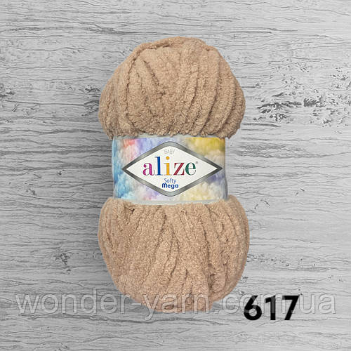 Alize Softy Mega / Алізе Софті Мега 617 верблюд (ID#1685335961), ціна: 68 ₴, купити на Prom.ua