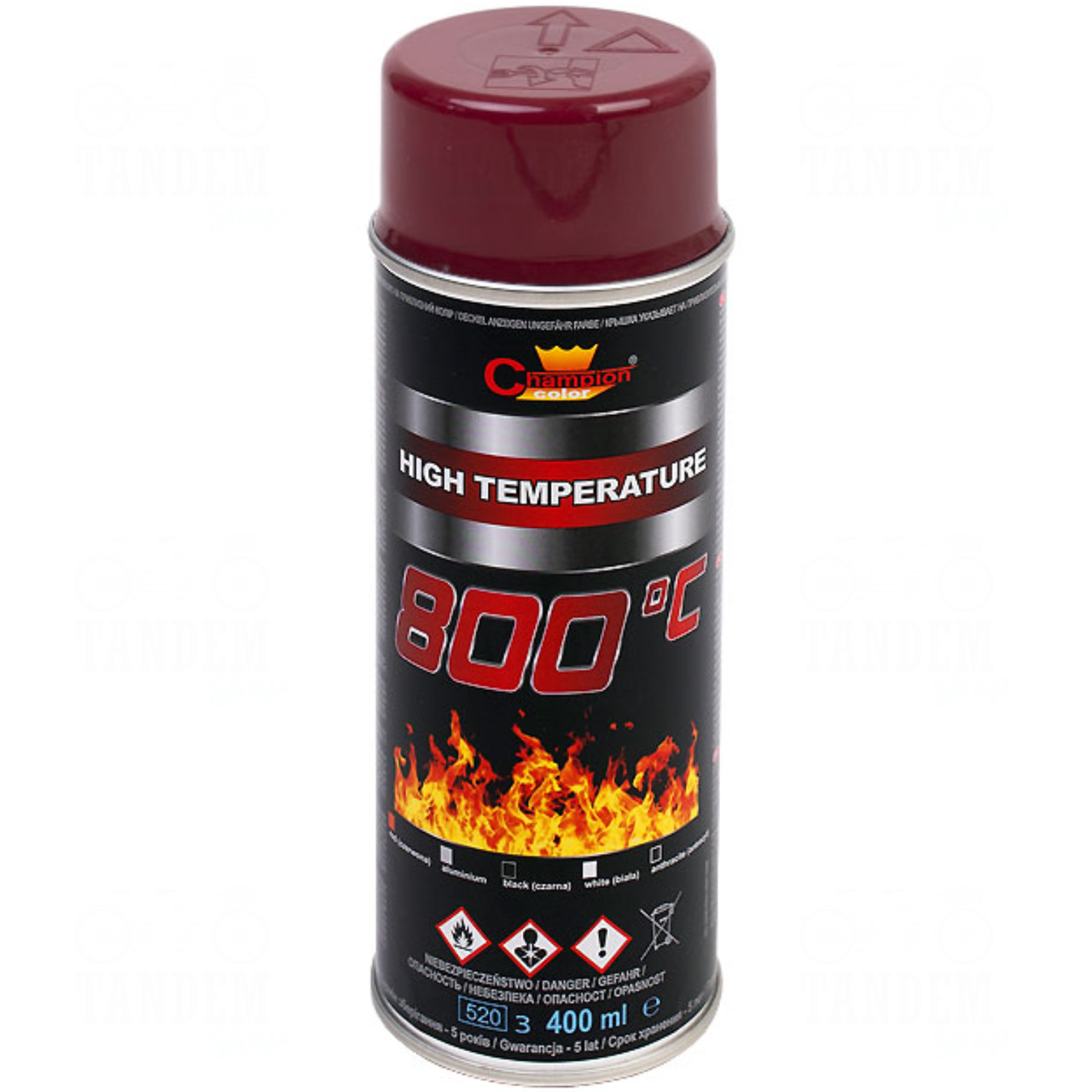 Купити Термостійка емаль до 800°C Champion High Temperature, 400 мл ...