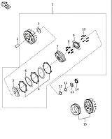 Элементы сцепления для мототехники Bajaj в категории "Запчасти для ...