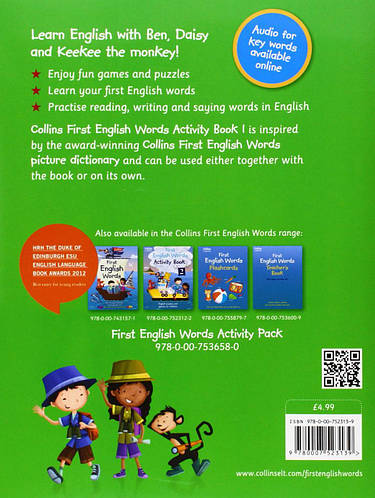 Книга My First English Words Activity Book 1 (Рабочая тетрадь ...