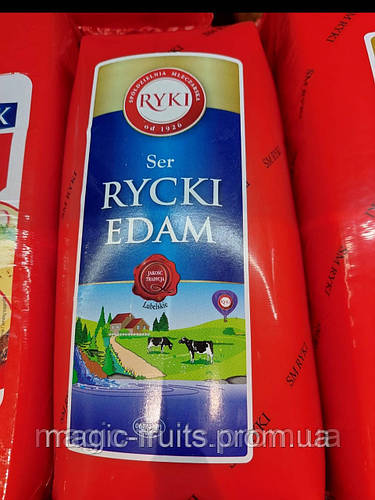 Купить Сир Рицький Едам Ryki Edam (Польща), цена 40 грн — Prom.ua (ID ...