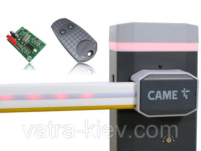 Шлагбаум CAME GARD GT4, стріла 4 метри, інтенсивний GGT40AGS з пультом керування TOP-432EE (ID ...