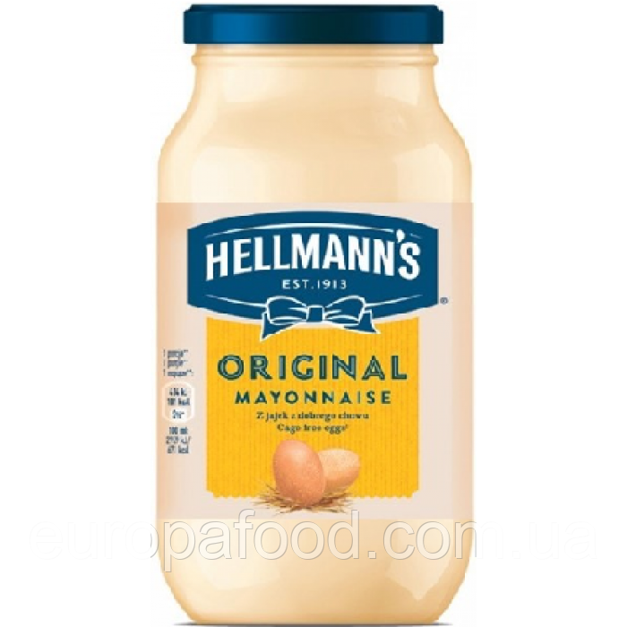Майонез Хеллманс Оригинал Hellmann's Original 405g — Купить Недорого на ...