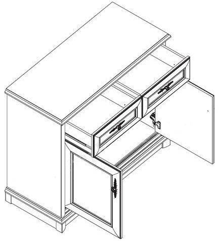 Комод-тумба Гербор Соната 2d/2s каштан (018) D1P1-2023 (ID#1685785429), цена: 6086.99 ₴, купить ...