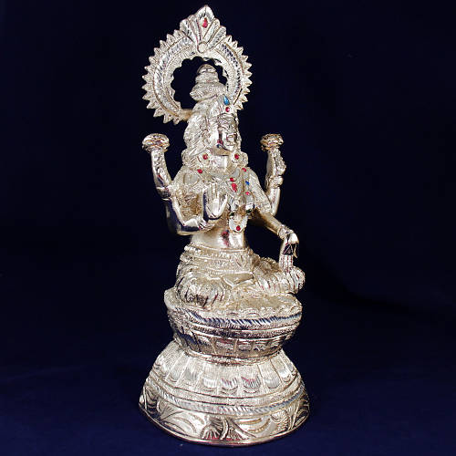 Статуетка Богиня Лакшмі матеріал силумін висота 35 см для процвітання та добробуту ціна 3520