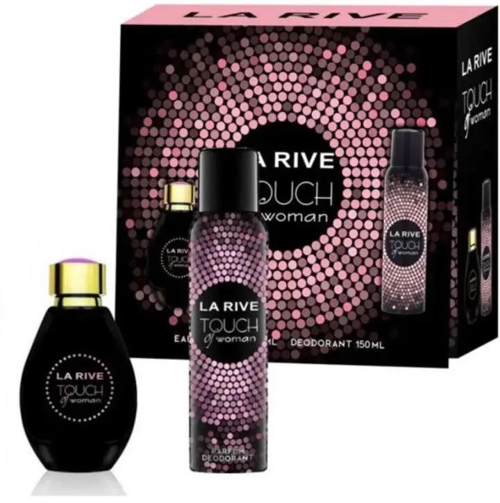 Купить Парфюмерный набор для женщин La Rive Touch Of Woman edp 90ml + Deo 150 ml, цена 514.80 ...
