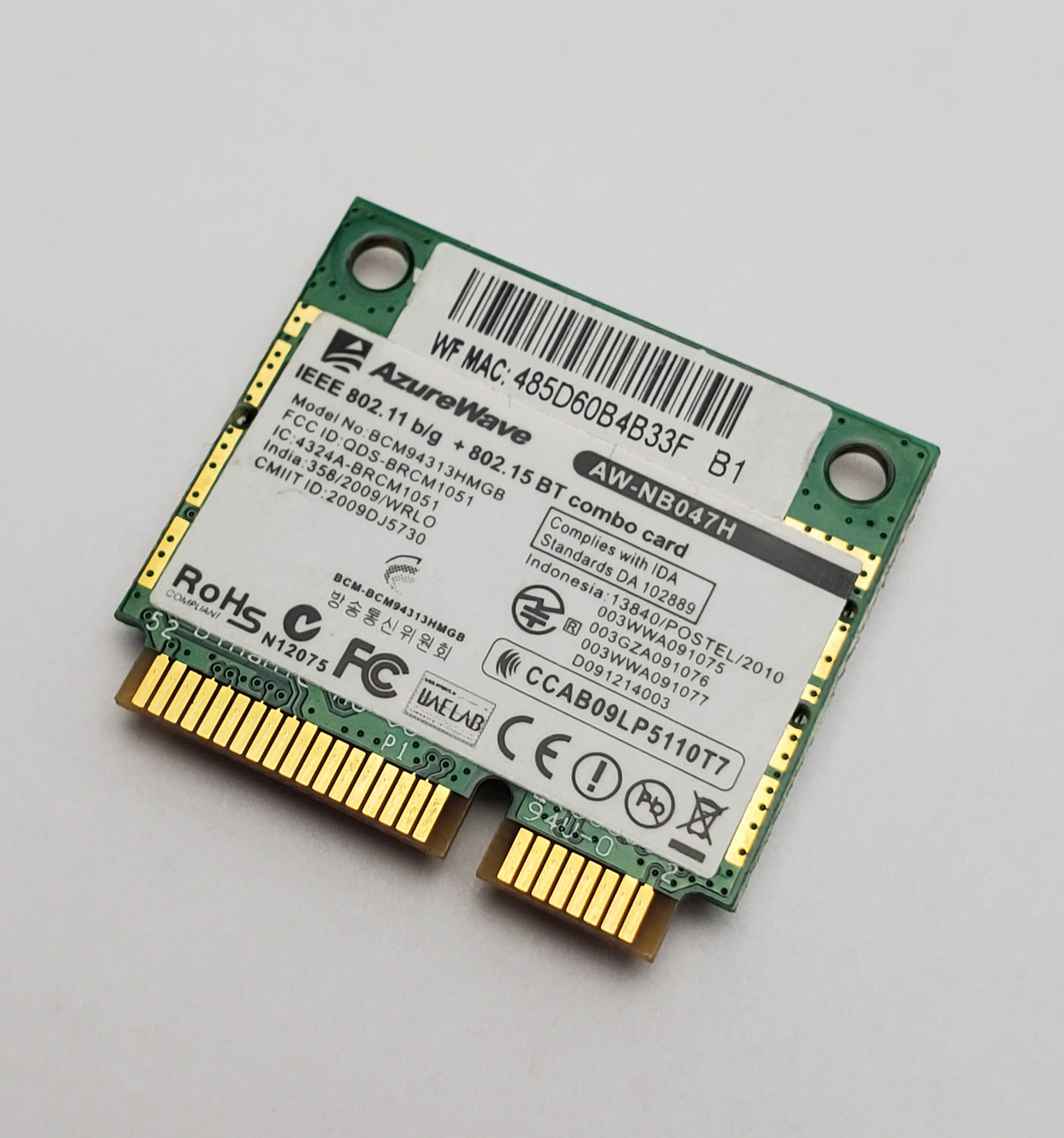 Купить Модуль Wi-Fi Asus AzureWave AW-NB047H 04G030007161 Сервисный ...