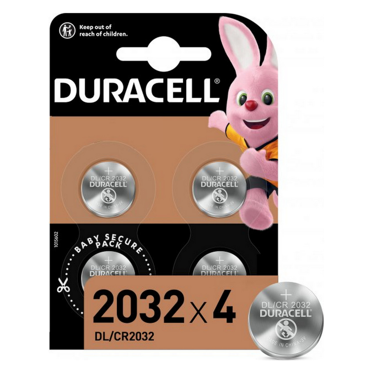 Батарейка Duracell Lithium CR2032 (DL2032) 3V 4шт/упаковка - купить по ...