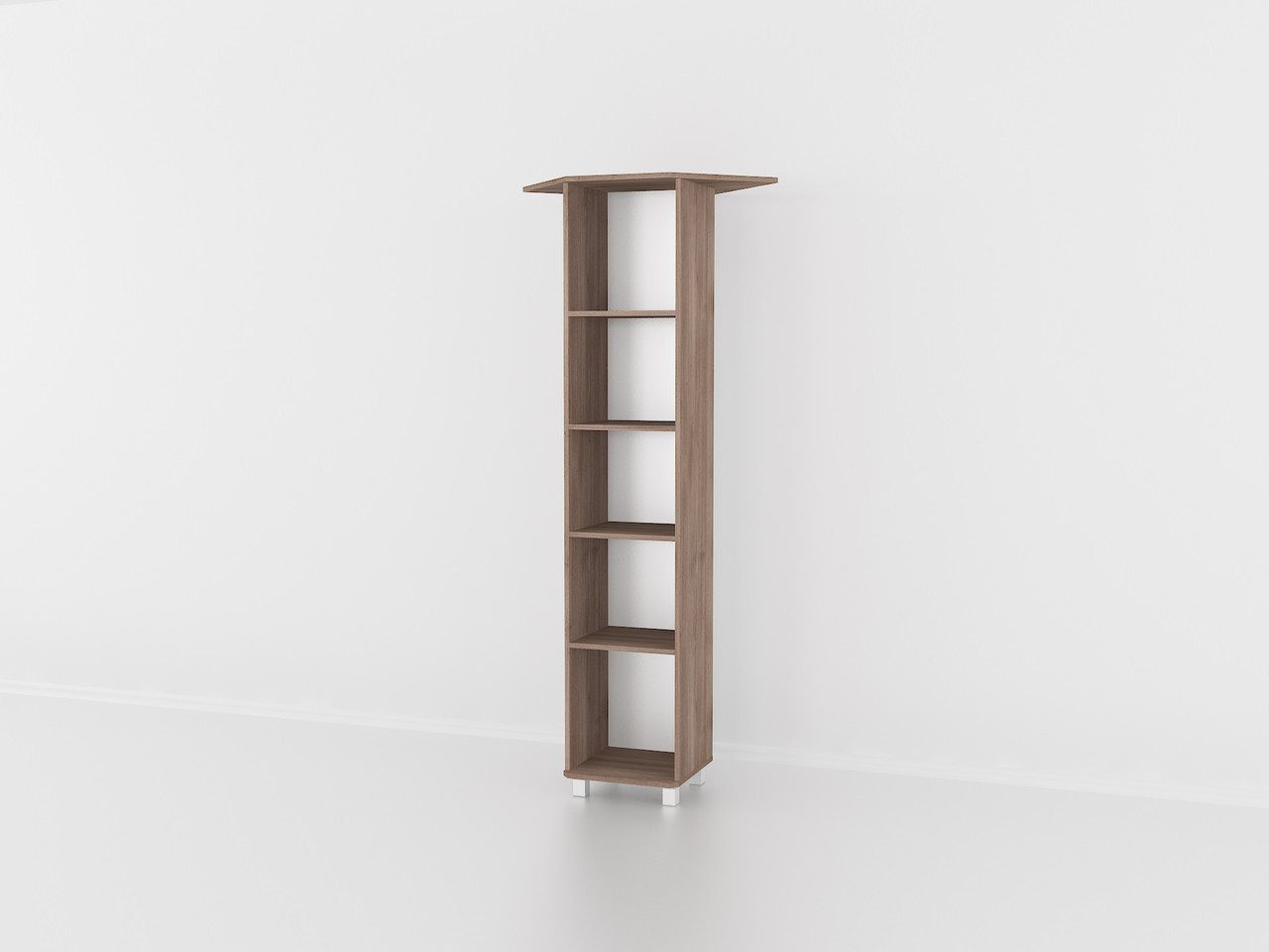 Стеллаж для Дома Полка для Книг Стеллаж для Книг Из ДСП Угловой КТМ 057 — Купить Недорого на