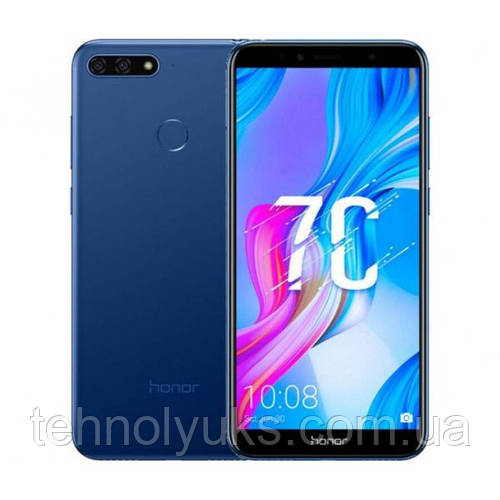 Смартфон Honor 7C 4/64Gb Blue, 13+2/8Мп, 5.7" IPS, 2SIM, 4G, 3000 мА ...