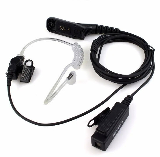 Гарнітура прихованого носіння з виносною кнопкою для рації Motorola ...