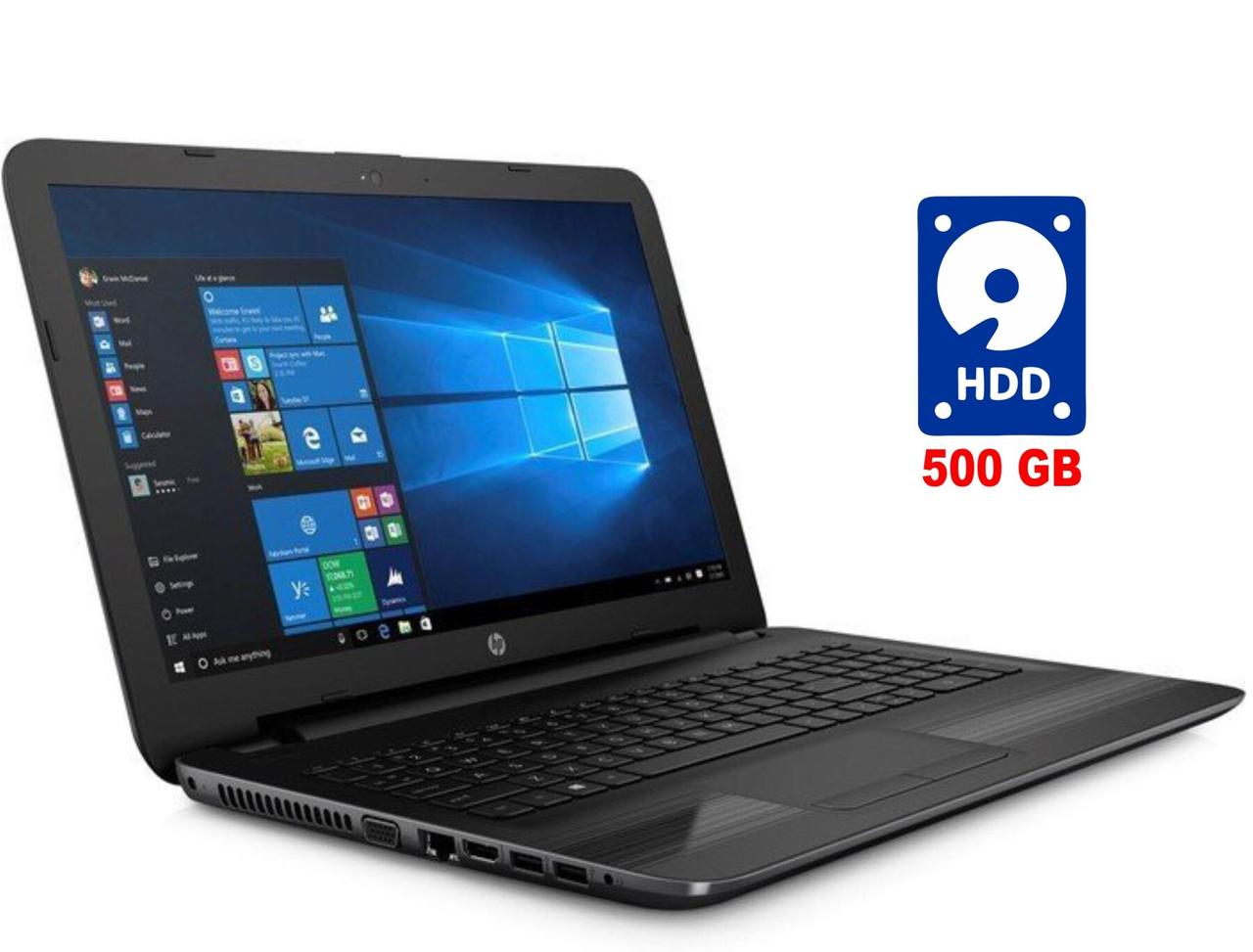 Ноутбук HP 255 G6/15.6"/AMD E2-9000e 2 ядра 1.5-2.0GHz/4GB DDR4/500GB ...