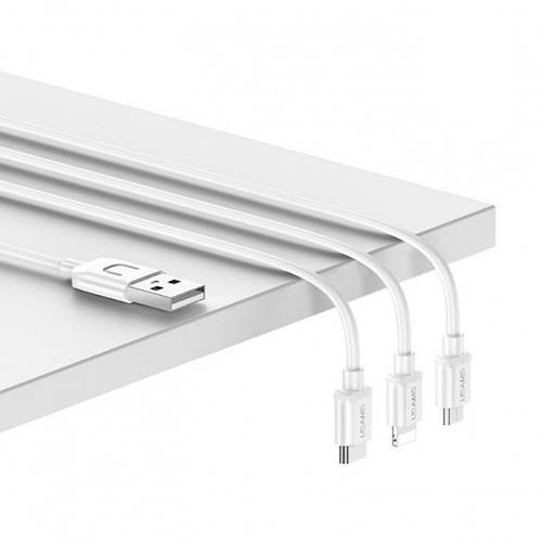 Купити Кабель для зарядки 3 в 1 USAMS Combo Lightning Micro USB Type-C ...