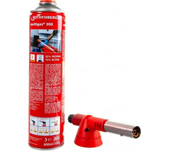 Купить Горелка с баллоном ROTHENBERGER ROFIRE 4 Set m. Multigas 300 7/ ...