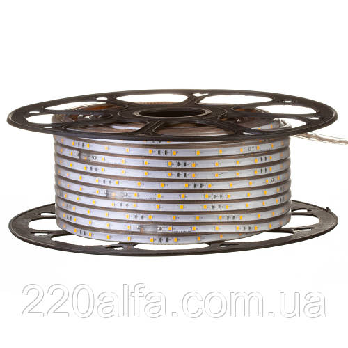 Купить Led лента 220В белая теплая smd2835 120LED/m 12W IP65, 1м, цена ...