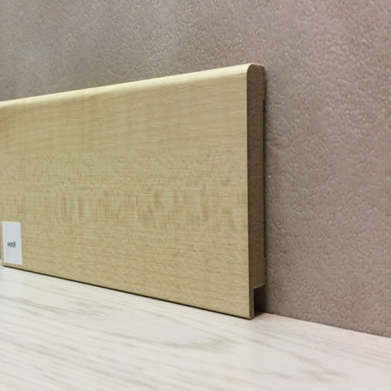 Декоративный Плинтус МДФ Напольный Прямоугольный 79х12х2800 Мм. Клен ...