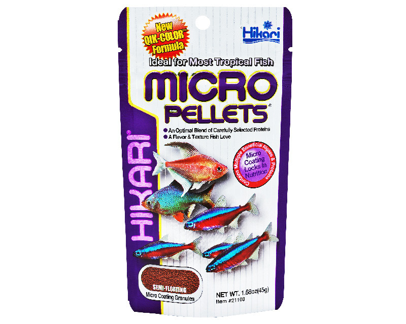 Корм Hikari Tropical Micro Pellets 80 гр для нано і дрібних рибок, ціна ...