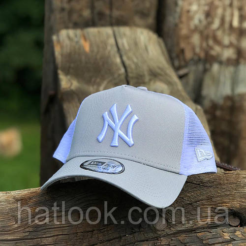 Оригинальная серая кепка с сеткой New Era New York Yankees Clean A ...
