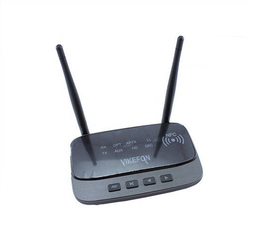Bluetooth 5.0 аудіо приймач, передавач VIKEFON BT-B21 80м aptX HD SPDIF ...