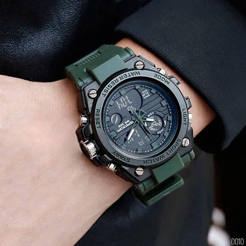 Наручные часы Sanda 739 Green-Black, цена 860.22 грн — Prom.ua (ID ...