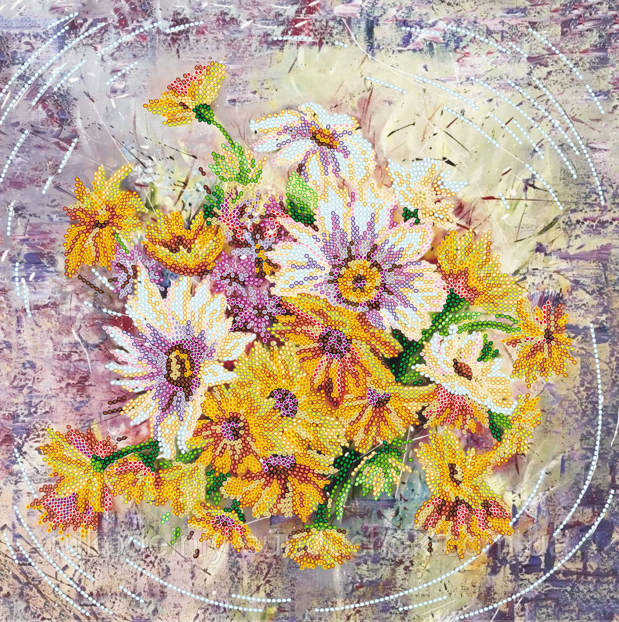 Схема для вишивання бісером на натуральному художньому холсті ...