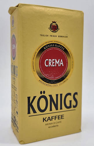 Кава мелена Konigs Crema 500г Німеччина (ID#1687739583), цена: 140 ...