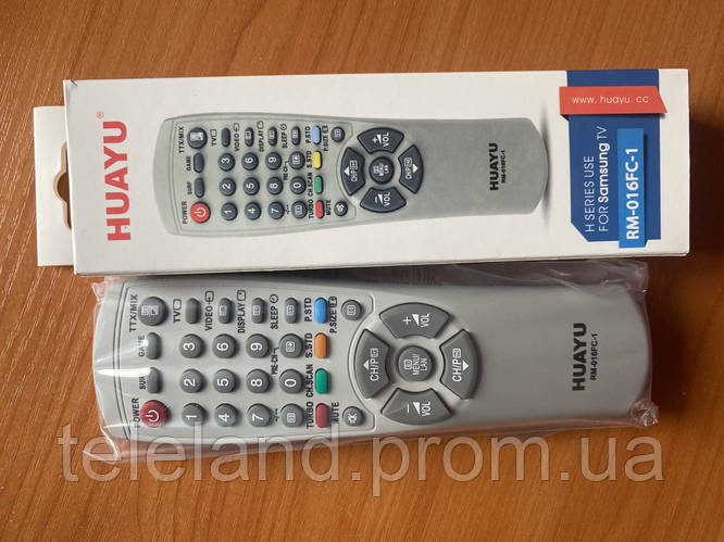 Купити Універсальний пульт до кінескопних телевізорів SAMSUNG RM-016FC (2 КОДА), ціна 120 ...