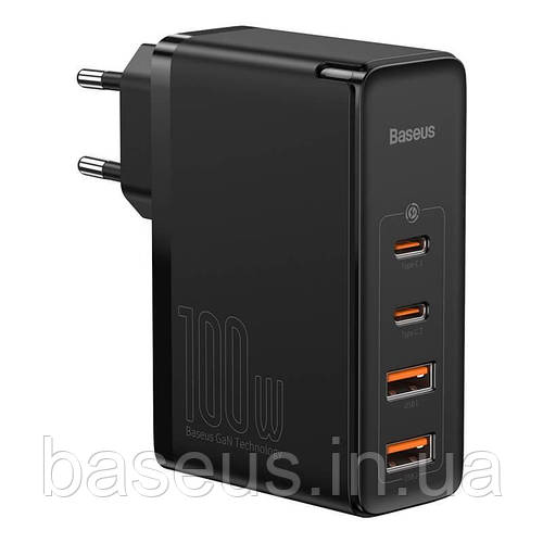 Купити Адаптер мережевий BASEUS GaN2 Pro Quick Charger 2 USB / 2 Type-C ...