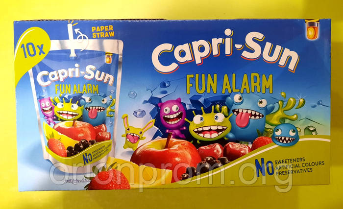 Сок Capri-Sun Fun Alarm 200 мл x 10 штук, цена 147 грн — Prom.ua (ID ...