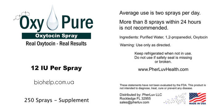 OxyPure Oxytocin Nasal Spray / Окситоцин назальний спрей 12 IU ...